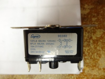 Supco 90380 General Purpose Relay; 24V; 50/60HZ----"USED" | eBay