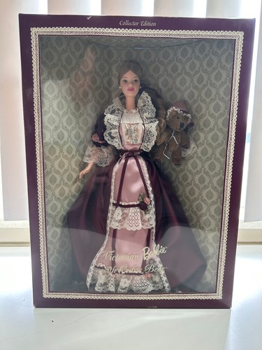 Victorian Barbie with Cedric Bear Collector Edition Doll 1999 Mattel ...