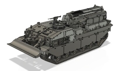 British Army CRARRV REME 3D Printed resin model various scales GREY | eBay