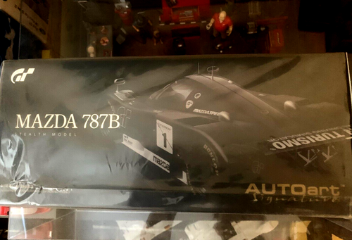 1/18 Autoart Mazda 787b GT5 carbon black STEALTH 1991 NIB not exoto | eBay