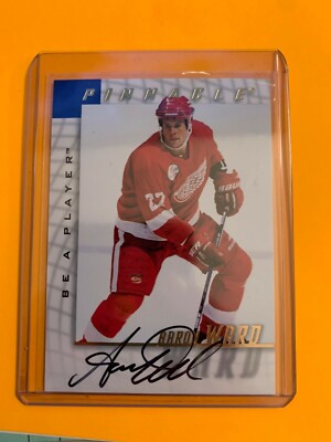 1997-98 PINNACLE BE A PLAYER AARON WARD AUTOGRAPH ~ #200 | eBay