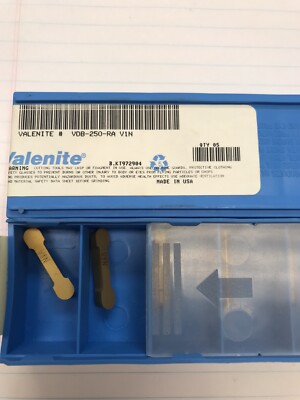 5 pcs. VDB-250-RA V1N VALENITE DOG BONE INSERTS. (loc stk) | eBay
