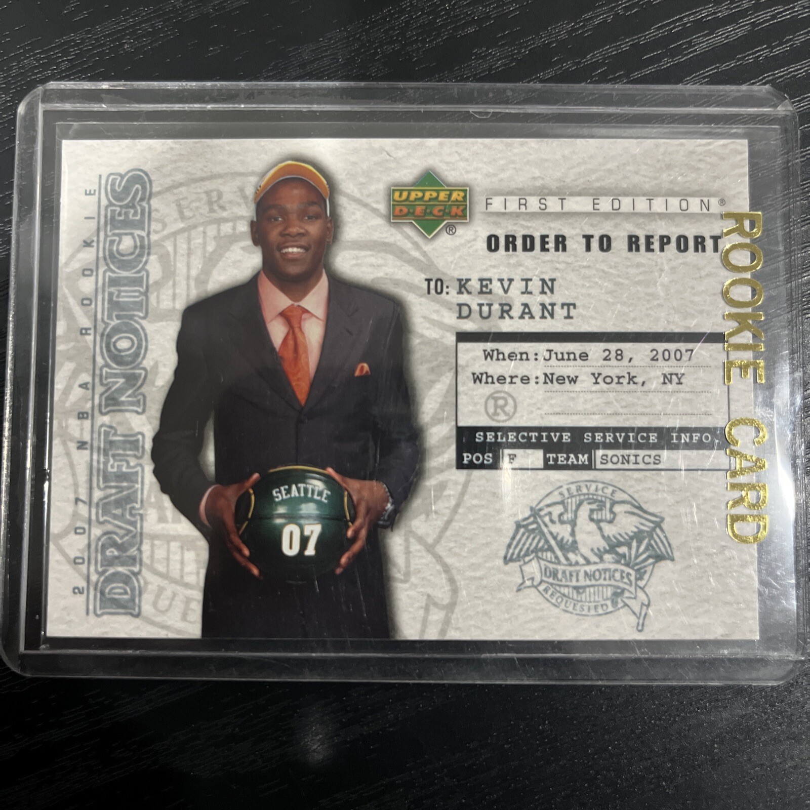 Kevin Durant 2007 Upper Deck First Edition Draft Notices Rookie Card🔥📈 ...