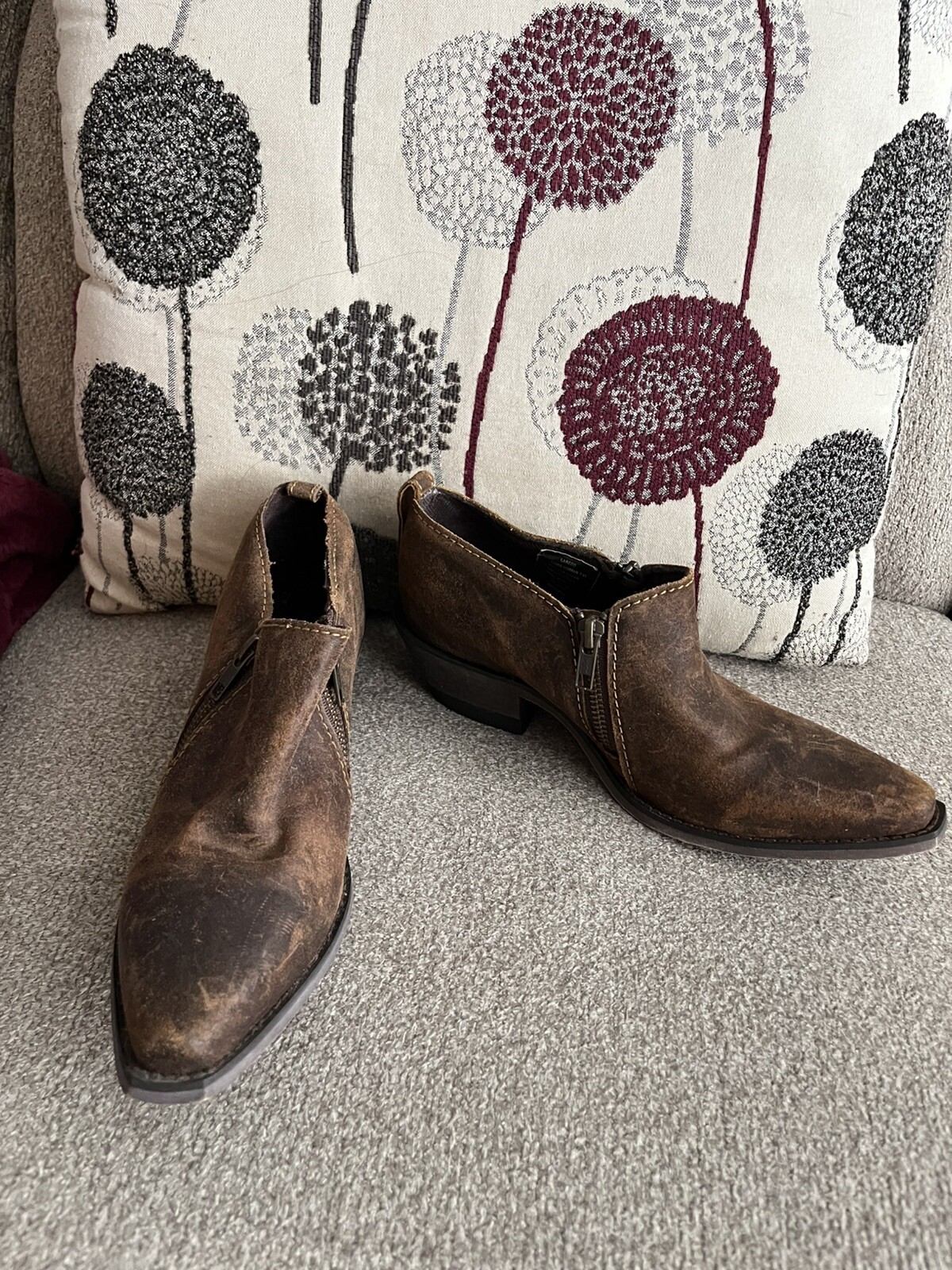 Laredo Ryder Western Ankle Snip Toe Style # 3163 Size… - Gem