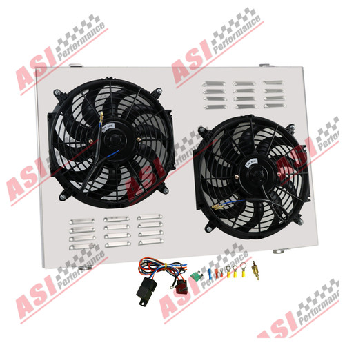 Electric Radiator Fan+Shroud For 73-87 Chevy C/K C10 C20 C30 K10 K20 ...