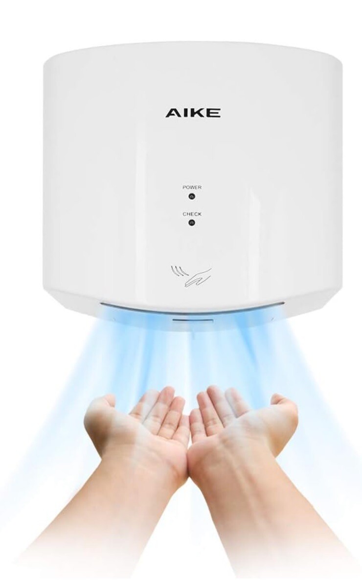 AIKE Air Wiper Compact Hand Dryer 110V 1400W | Grelly USA