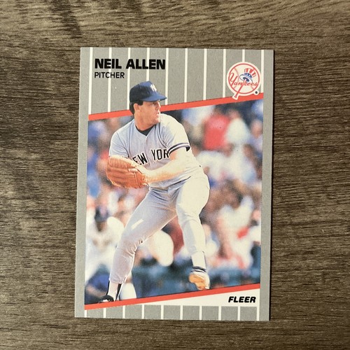 1989 Fleer Neil Allen New York Yankees #250 MLB | eBay