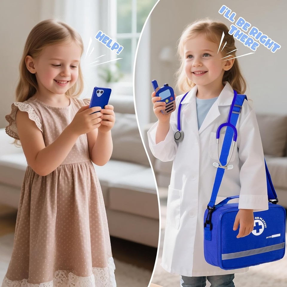 EFO SHM Doctors Set for Kids, Kids Doctors Set with Realistic ...