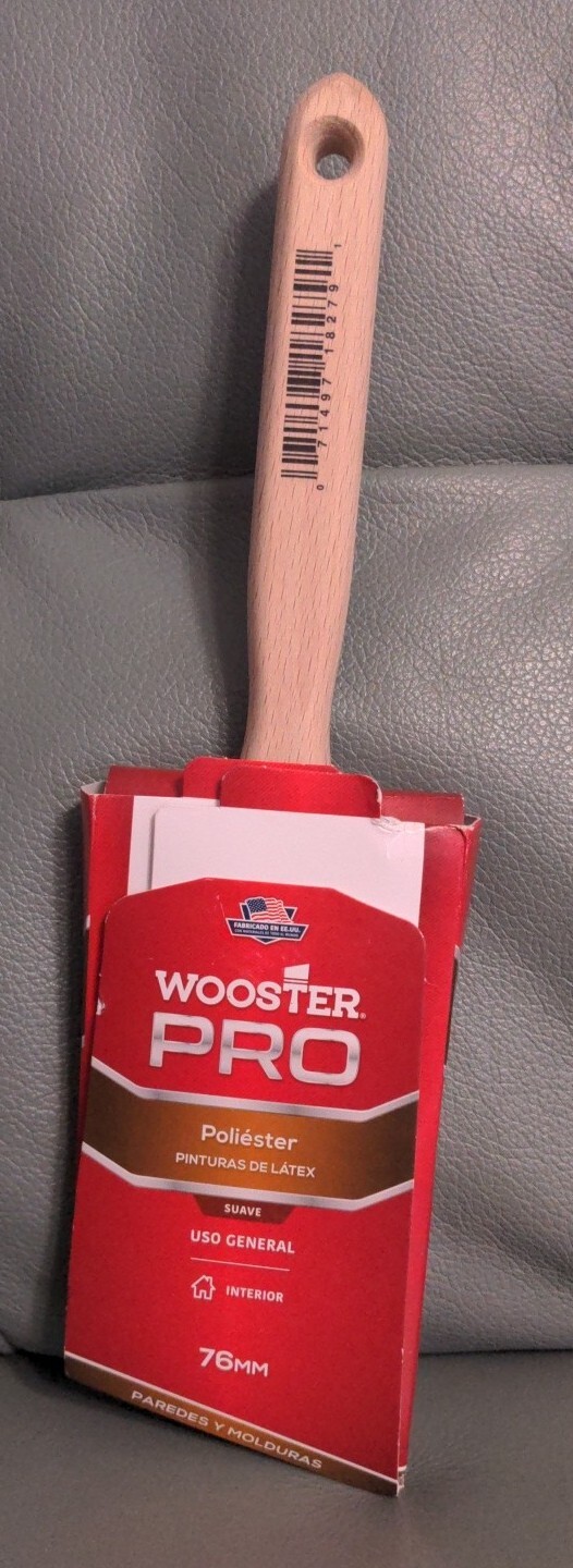 Wooster PRO Paint Brush 3" Polyester soft Painting Tool Wood Handle | eBay