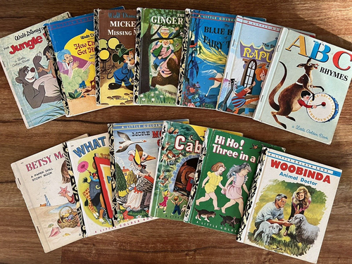 Vintage Little Golden Books - Bulk Lot of 13 HB Books 1957-1971 w/4 ...