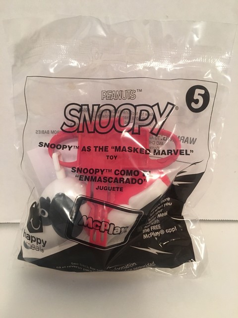 Peanuts Snoopy #5 Masked Marvel McDonald's 2018 for sale online | eBay
