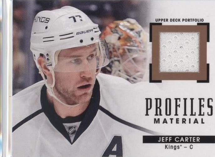 2015-16 Upper Deck Portfolio - Profiles Materials Jerseys Jeff Carter # ...