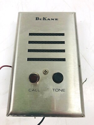 VINTAGE DUKANE Medical Call Intercom Speaker w/Metal Assembly 33005 | eBay