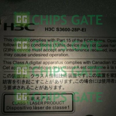 1PCS USED H3C 24 port three layer Smart switches LS-3600-28P-EI Tested ...