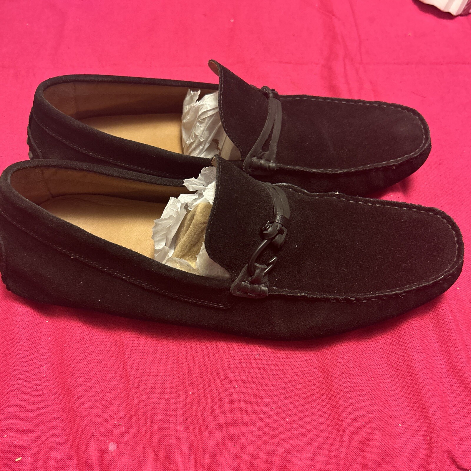 ALDO Roxbury Driving Loafers Fishing Hook Shoes Moccasin Black Men ...