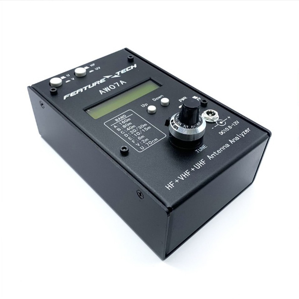 HF+VHF+UHF Antenna Analyzer SWR Antenna Meter Tester RF Impedance ...