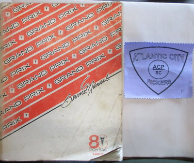 1988 PONTIAC GRAND PRIX SERVICE MANUAL | eBay