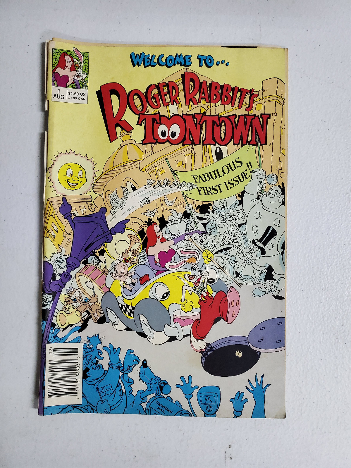 Roger Rabbit Welcome to Toontown #1 (1991) Comic Fabulous First Issue ...