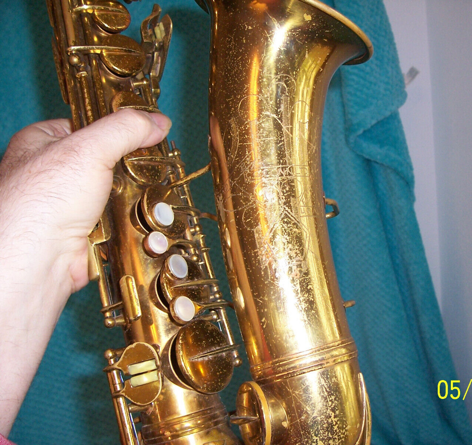CG Conn 1933 Alto Lady face 6M Rare saxophone transitional sax tech ...