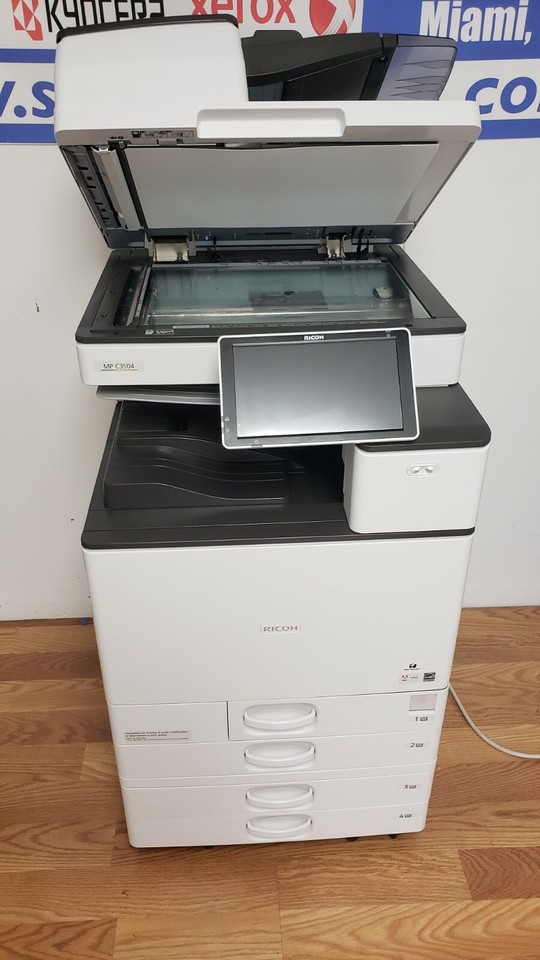 Ricoh MPC 3004 MP C3004 Laser Color Printer, Copier Scanner Tabloid 35 ...