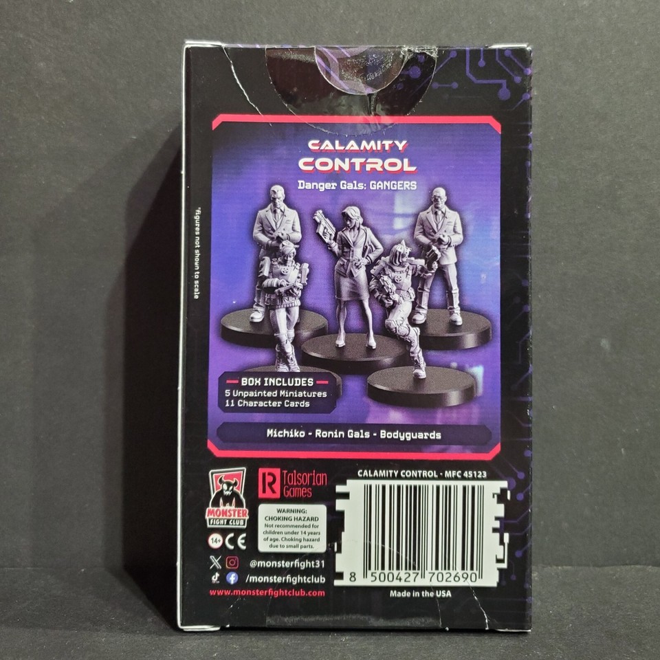 Cyberpunk Red Combat Zone CALAMITY CONTROL Danger Gals Gangers Miniatures New 5011921165766| eBay
