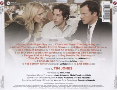 TIM JONES (TV) - CHUCK [ORIGINAL TELEVISION SOUNDTRACK] NEW CD ...