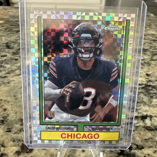 2024 Topps Chrome Caleb Williams 1974 Topps Throwback X Factor ...