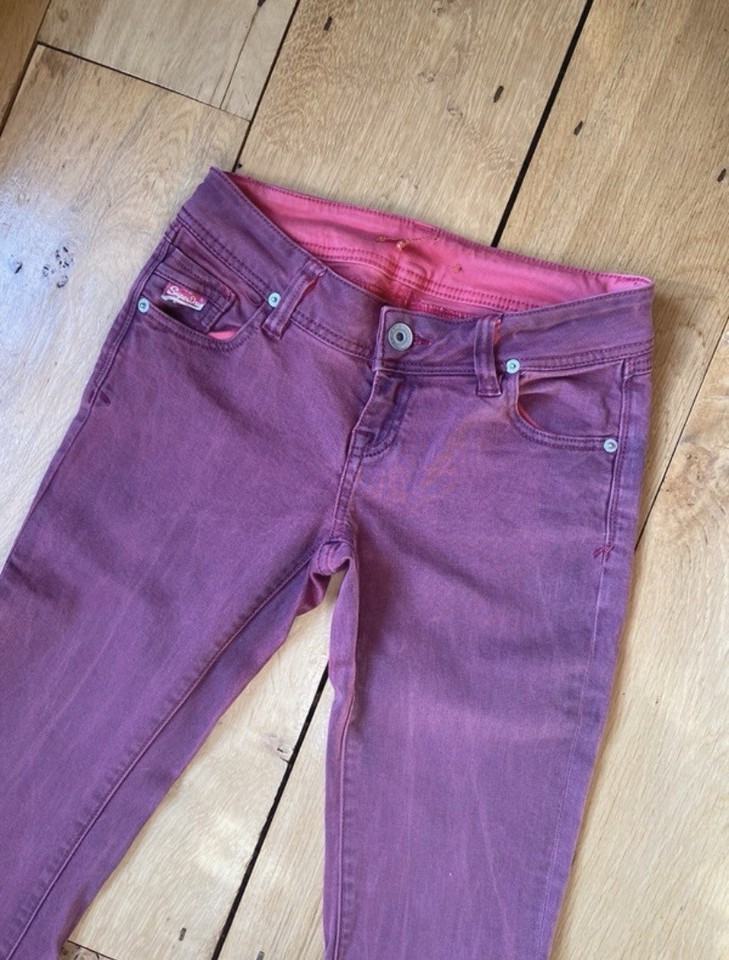 SuperDry Mid Tall Rise Berry Skinny Jeans, Women’s Size 26W 32L | eBay UK