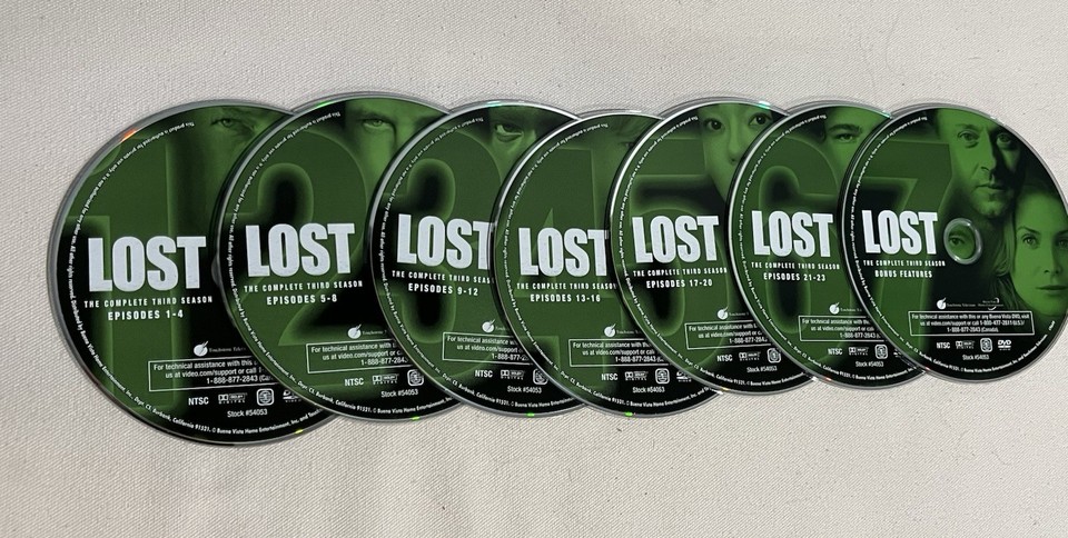 Lost Complete Series ABC TV Show Seasons 1-6 DVD Box Sets 1 2 3 4 5 6 ...