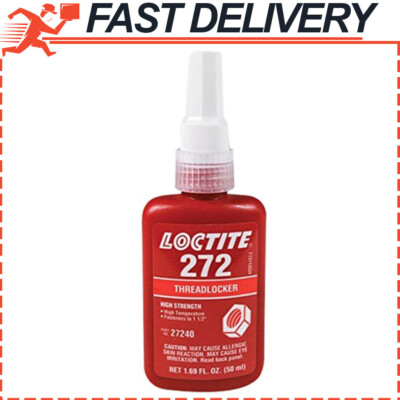 Loctite Red 272 High Temperature/Strength Thread Locker, 50 mL Bottle ...