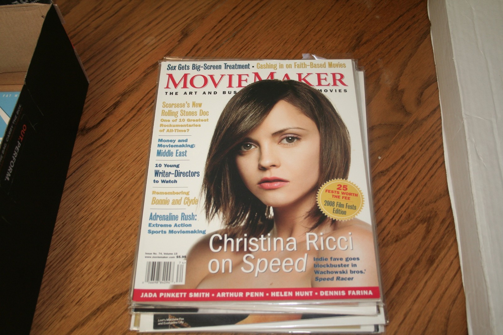 Movie Maker Magazine Lot of 2 Spring 2008 Christina Ricci | eBay