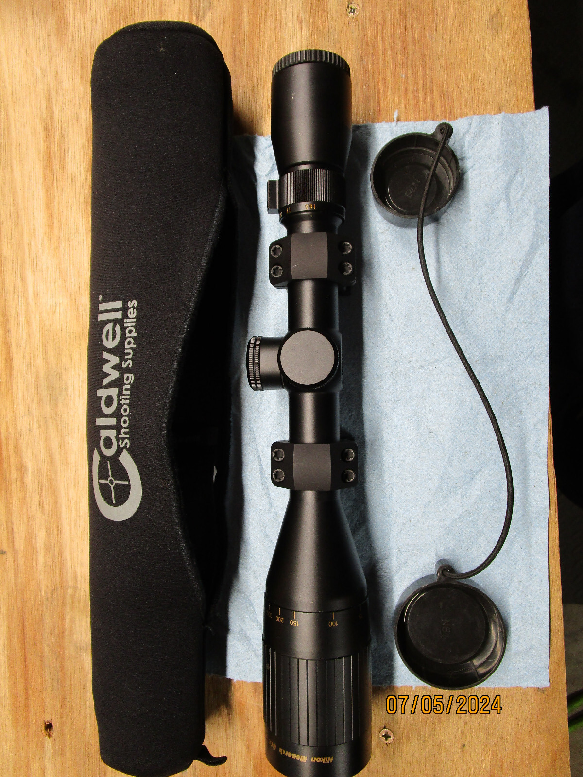 Nikon Monarch Rifle Scope 5.5-16.5x44MM 1" Tube w/ UTG Rings and ...
