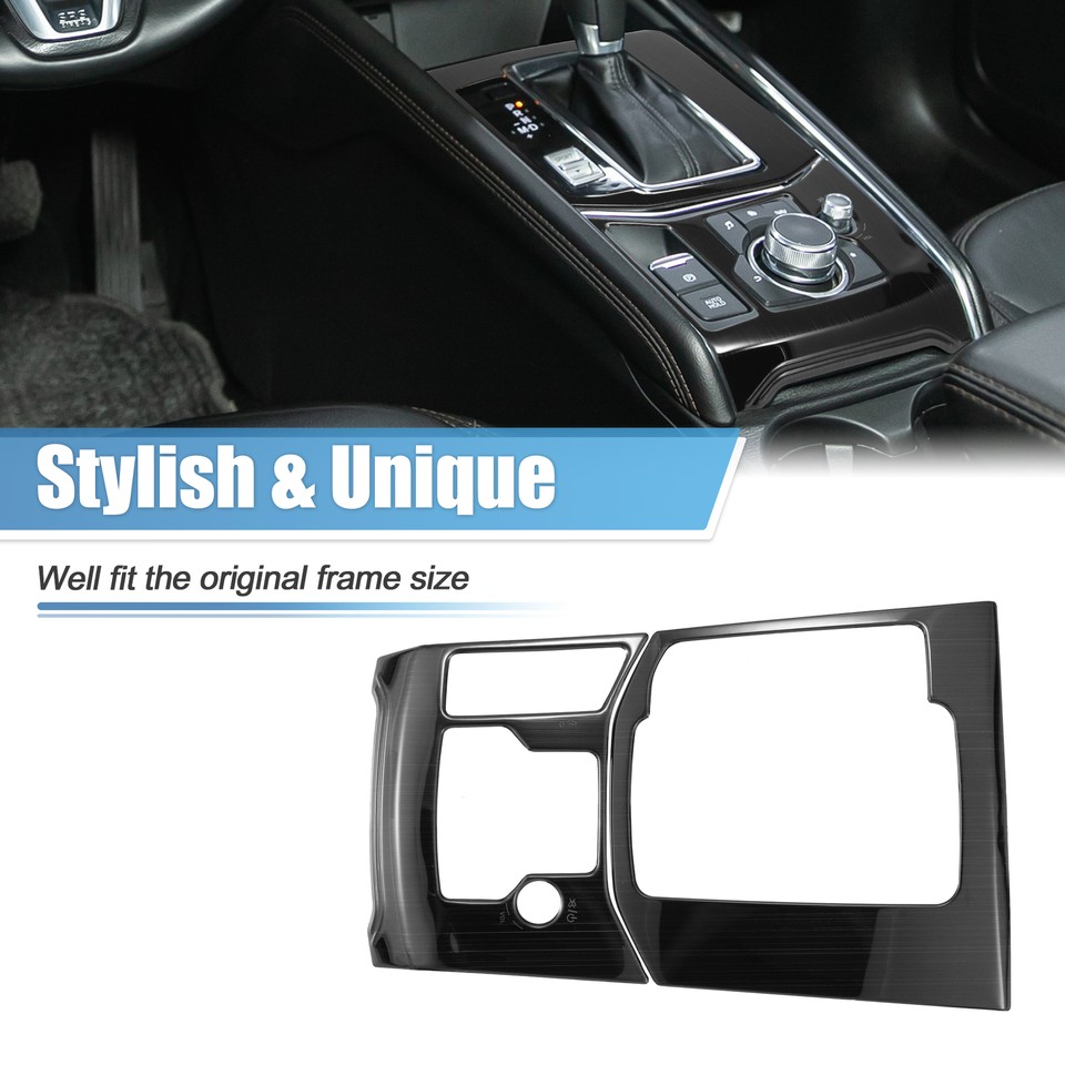 Car Gear Shift Frame Panel Cover Trim Set for Mazda CX-5 CX5 2017-2022 ...