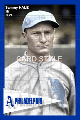Sammy Hale - 1923 Philadelphia Athletics - choose a style - colorized ...
