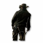 MENS YELLOWSTONE BLACK SUEDE LEATHER COLE HAUSER RIP WHEELER STYLISH ...