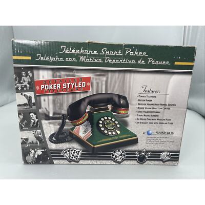 Poker Sport Phone Detailed Poker Styled Telephone Polyconcept NIB Push ...