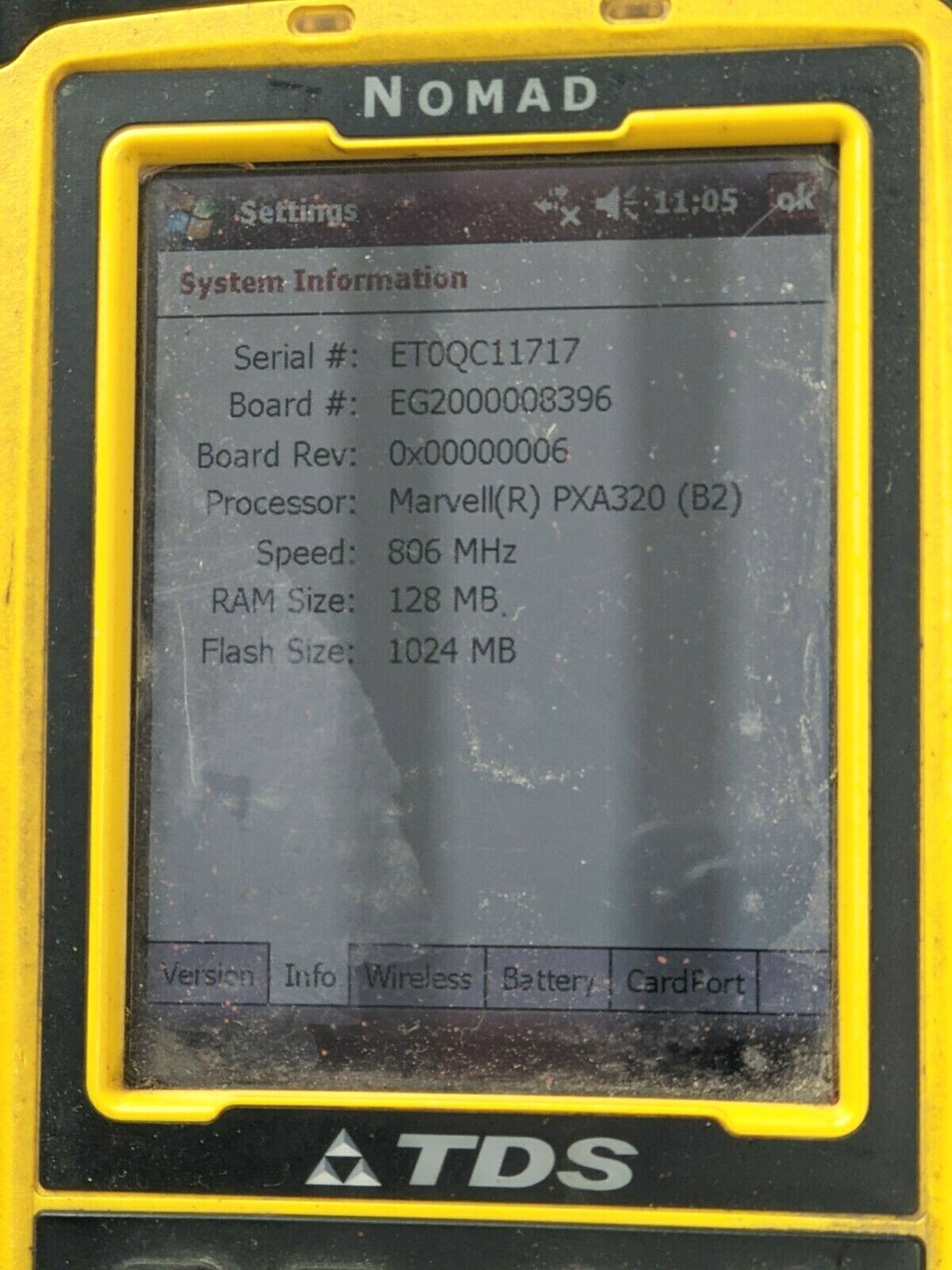 TDS Trimble NOMAD Data Collector With Bluetooth and GPS | eBay