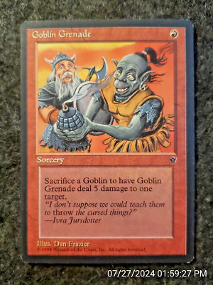 Goblin Grenade (B) Fallen Empires NM Red Common MAGIC GATHERING CARD (DS3D1H2) | eBay