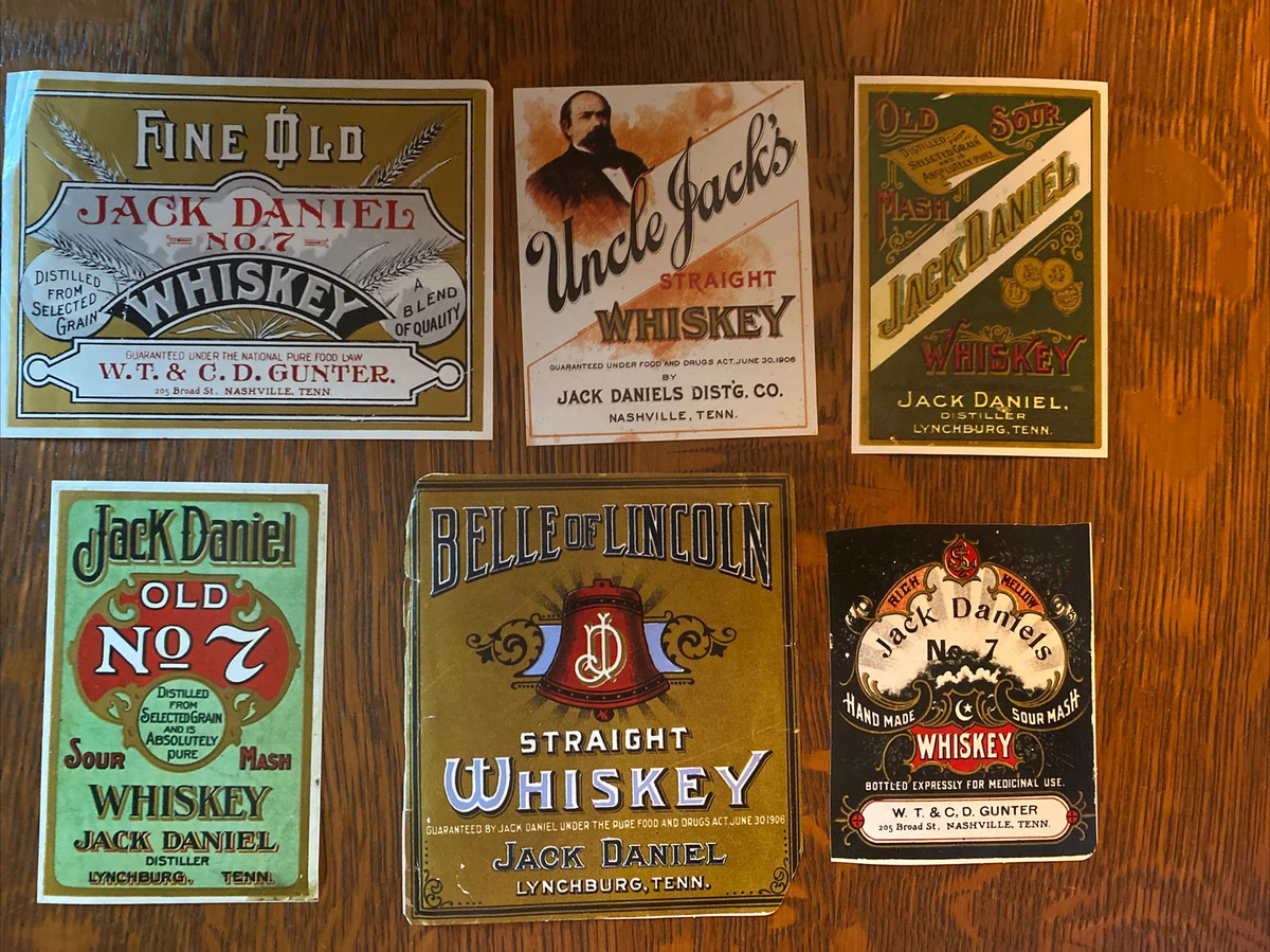 Jack Daniels Whiskey Label 2817