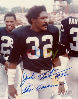 JACK TATUM The Assassin Signed Autograph 8x10 Photo Oakland LA Raiders ...