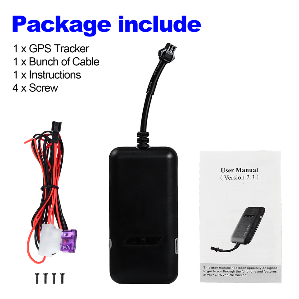 Real time GPS Tracker Tracking Locator Device GPRS GSM Anti Theft Car ...