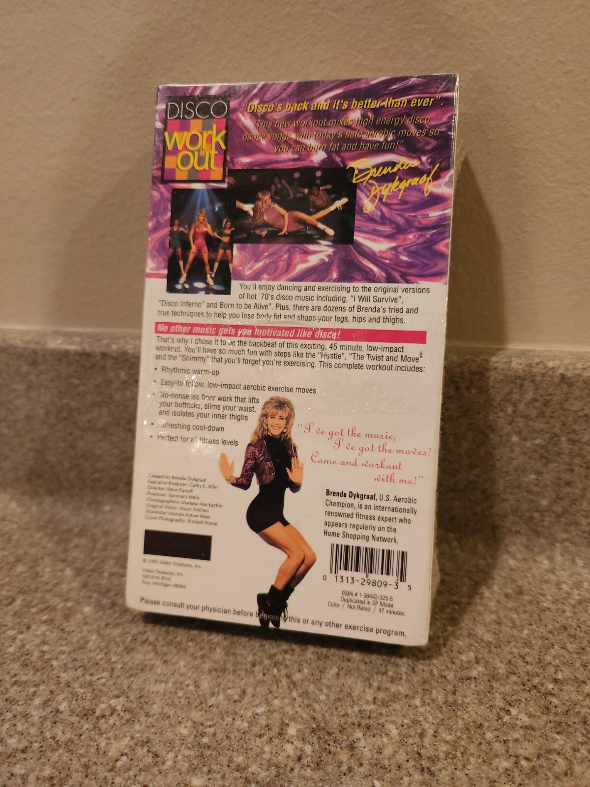 Disco Workout Brenda Dykgraaf VHS Tape 1995 Vintage NEW 13132980935| eBay
