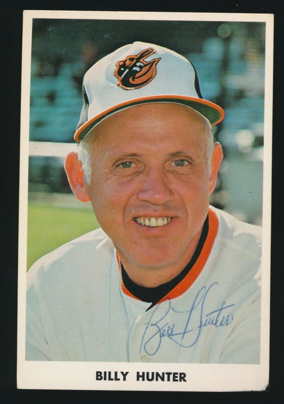 1975 Baltimore Orioles Team Issue -BILLY HUNTER (Coach) *Autographed ...