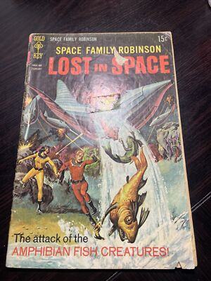 Space Family Robinson Lost In Space 32 Gold Key Comic Book 1969 Vintage ...