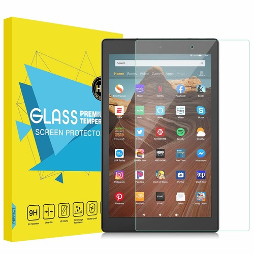 Tempered Glass Screen Protector All-new Amazon Kindle Fire HD10 (2021 ...