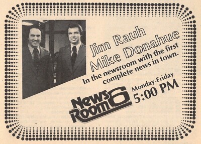 1977 KOIN PORTLAND,OREGON TV NEWS AD / JIM RAUH & MIKE DONAHUE ...