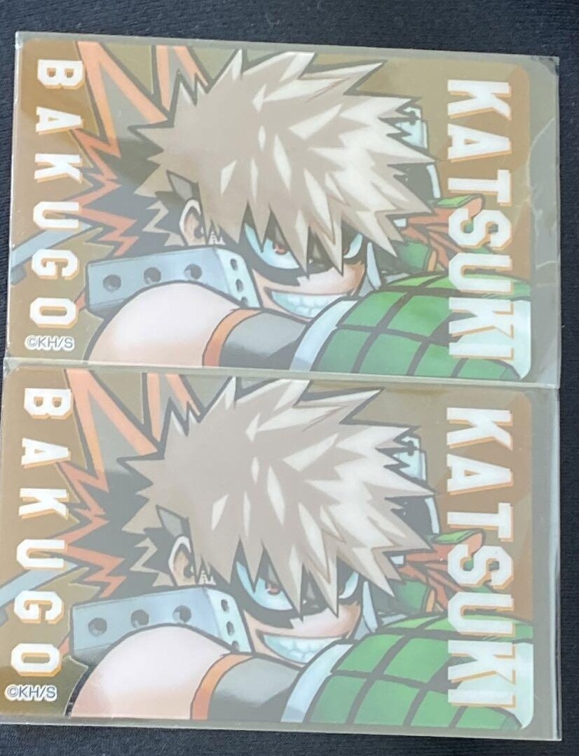 Katsuki Bakugou Hero Academia Clear Card | eBay