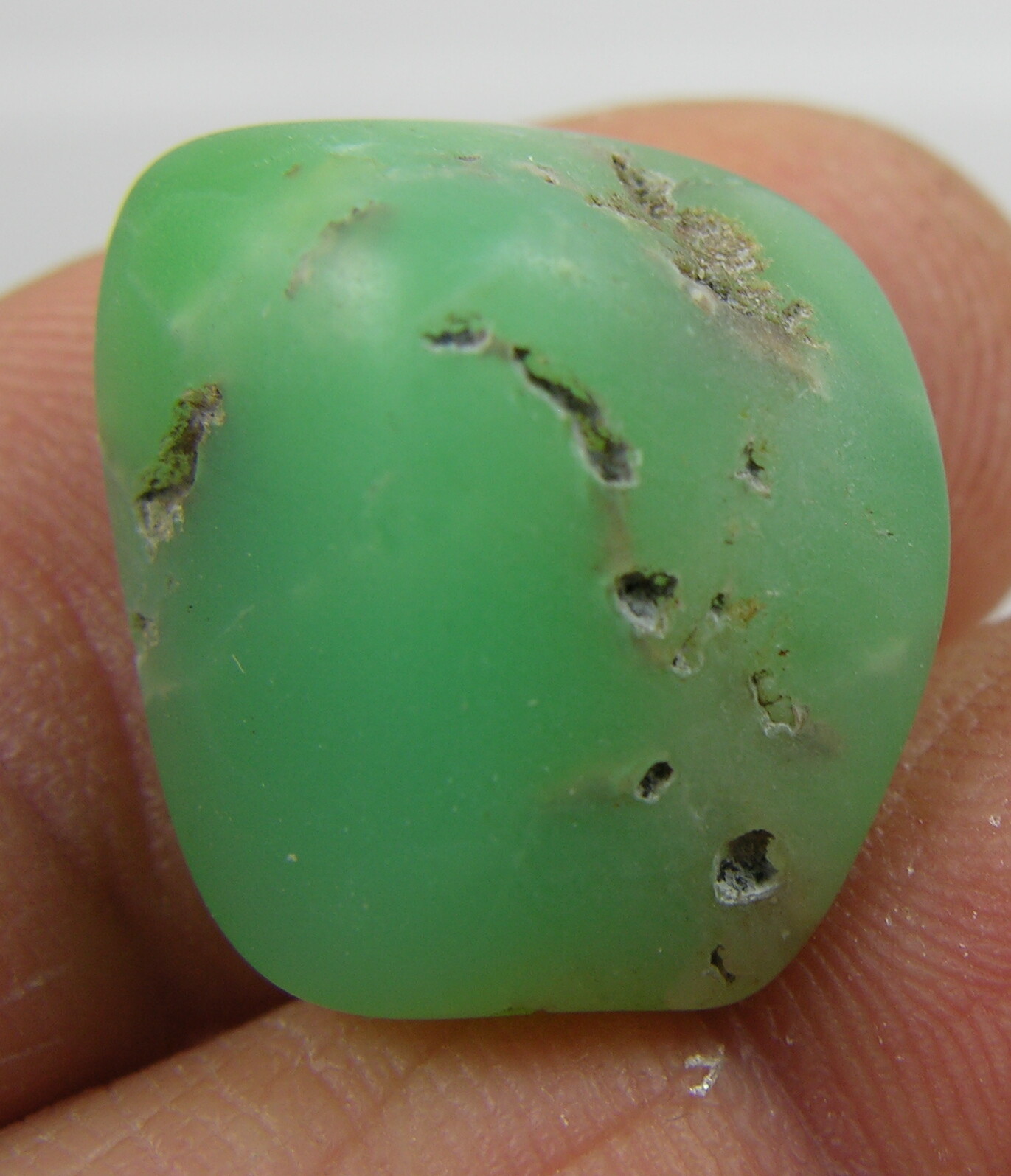17.05ct Australia 100% Natural Tumbled Rough Chrysoprase Specimen 3.40g ...