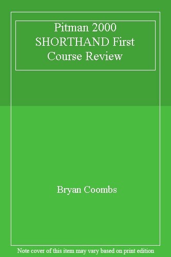 Pitman 2000 By BRYAN COOMBS. 0273008897 | eBay