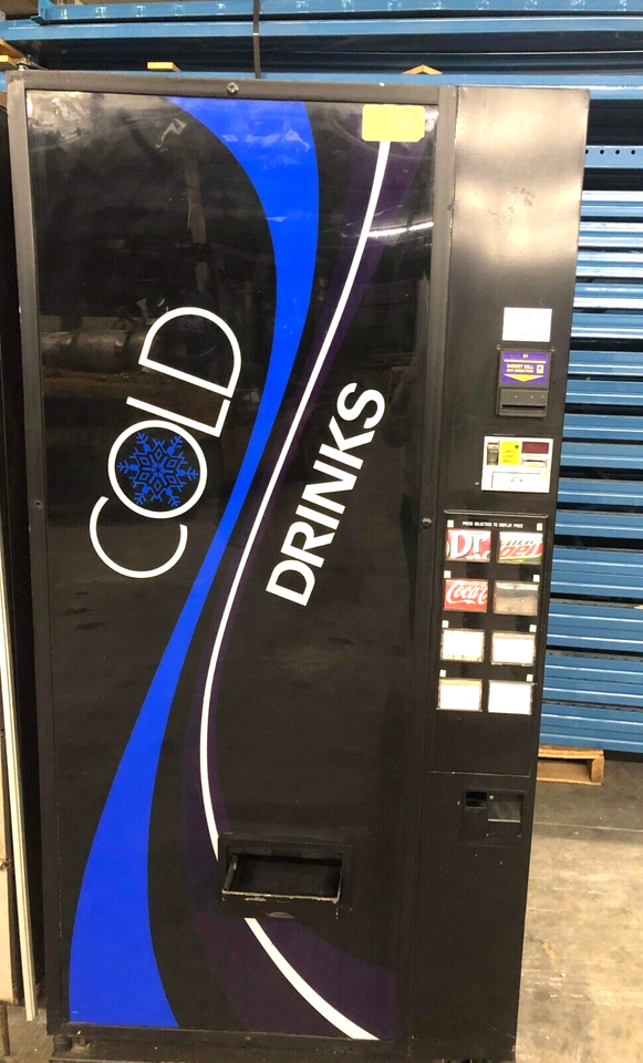 DIXIE NARCO SODA VENDING MACHINE DNCB 501T/S 11-8 HAS 8 SELECTIONS ...